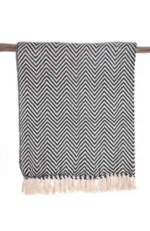 THE NASCENT Cara Throw Black