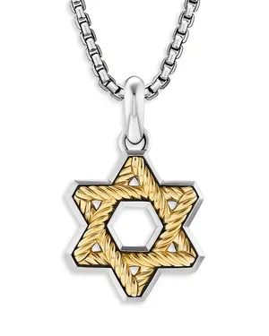 David Yurman Amulets Star Of David Pendant - Gold/silver