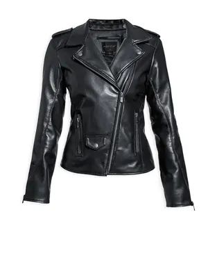 AS By DF Cult Recycled Leather Jacket - Black
