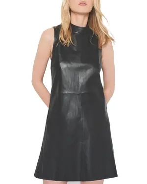 AS By DF Crawford Upcycled Leather Dress