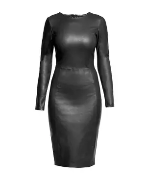 AS By DF Mrs. Smith Stretch Leather Midi Dress