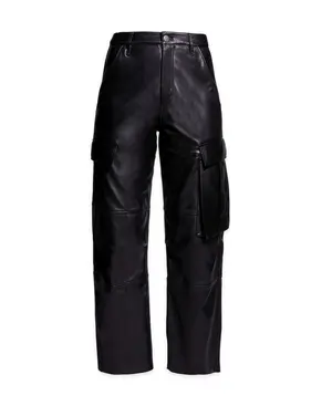 AS By DF Upcycled Leather Cargo Pants
