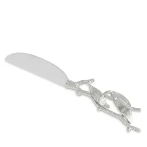 Michael Aram Pomegranate Silver And Gold Cheeseboard And Spreader