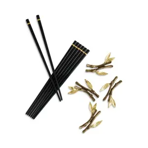 Michael Aram Zen Garden Chopsticks And Stand, Set Of 4