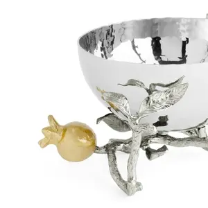 Michael Aram Pomegranate And Gold Nut Bowl