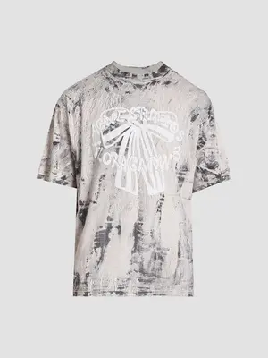 Acne Studios Exford U Bow Logo Cotton T-shirt