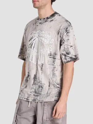 Acne Studios Exford U Bow Logo Cotton T-shirt