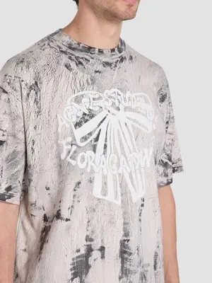 Acne Studios Exford U Bow Logo Cotton T-shirt