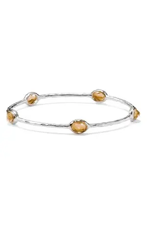 Ippolita Rock Candy Citrine Station Bangle - Cognac Citrine