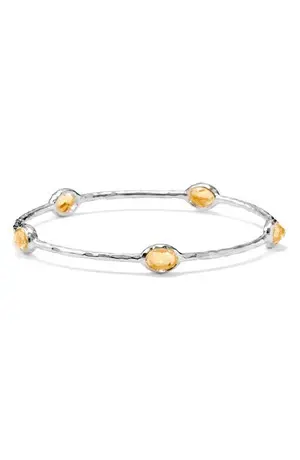 Ippolita Rock Candy Citrine Station Bangle - Honey Citrine