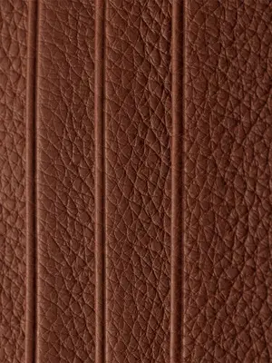 Prada Leather Card Holder - Brown