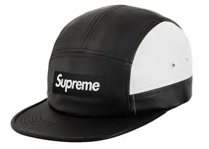 Supreme 2-tone Leather Camp Cap