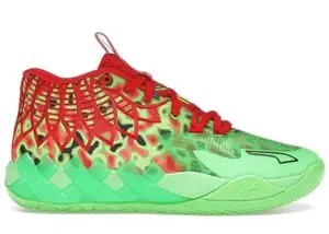 PUMA Lamelo Ball Mb.01 Thermal Sneakers - Fluoro Green Pes/red/lime Squeeze