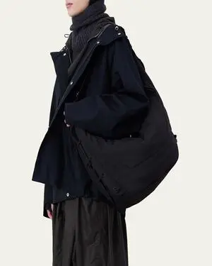 LEMAIRE Large Soft Game Shoulder Bag - Black