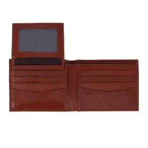Trafalgar Orion Leather 8-slot Bi-fold Wallet With Removable Id Card Case - Tan