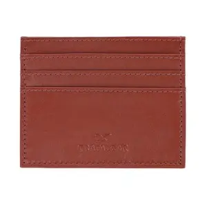 Trafalgar Sergio Genuine Leather Card Case Tan