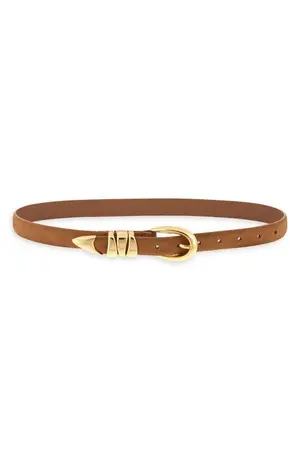 Madewell Madewell Triple Keeper Suede Belt Dried Acorn Suede