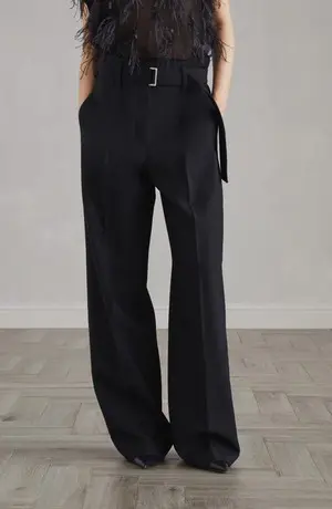 Brunello Cucinelli Loose Corset Trousers With Monili