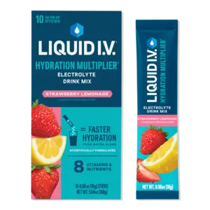 LIQUID I.V. Hydration Multiplier Electrolyte Drink Mix Strawberry Lemonade - One-color