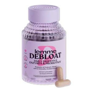 LEMME Debloat: Digestive Probiotic & Multi-enzyme Capsules - One-color