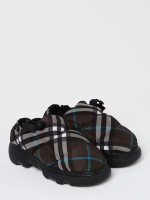 Burberry Quilted Checked Slip-on Sneakers - Beige