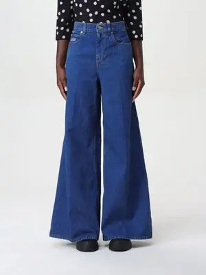 Marni Wide-leg Jeans - Gnawed Blue