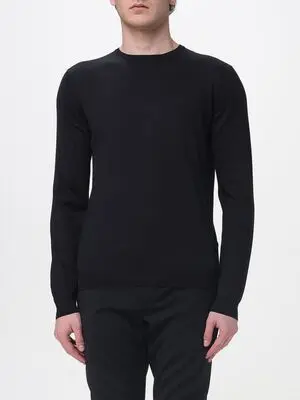 Giorgio Armani Wool Crew Neck Pullover - Black