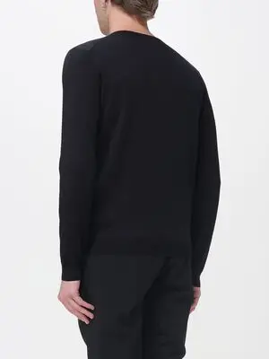 Giorgio Armani Wool Crew Neck Pullover - Black