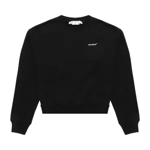 Off-White Caravag Arrow Over Crewneck /white - Black