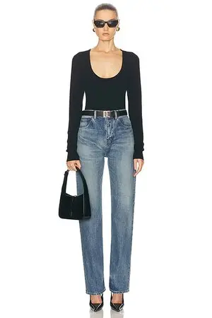 Saint Laurent Scoop Neck Sweater