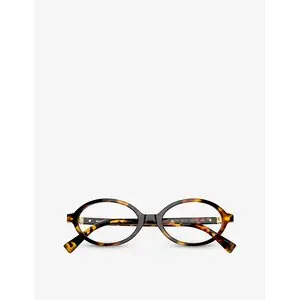 Miu Miu Mu 01xv Eyeglasses - Brown