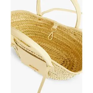 Jacquemus Le Petit Panier Raffia Tote - Ivory