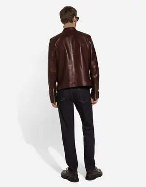 Dolce & Gabbana Leather Jacket - Multicolor