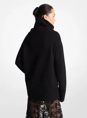 Michael Kors Cashmere Oversized Turtleneck Sweater