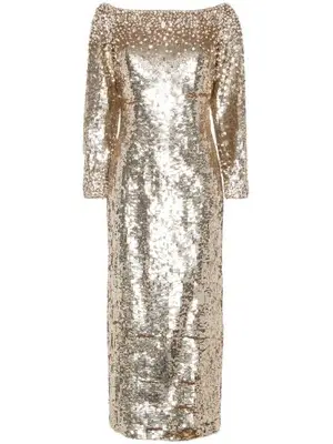 Jenny Packham Ballroom Blitz Sequined Midi Dress