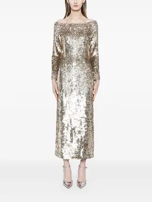 Jenny Packham Ballroom Blitz Sequined Midi Dress