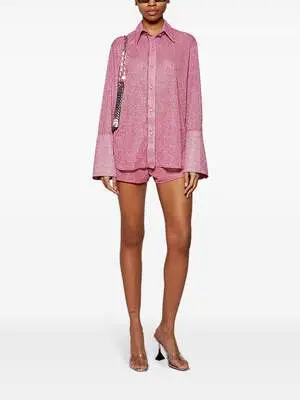 Oseree Lumiere Lurex Shorts