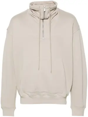Helmut Lang Funnel-neck Sweatshirt - Grey