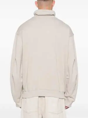 Helmut Lang Funnel-neck Sweatshirt - Grey