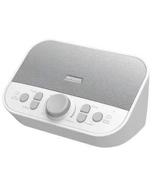 RIPTUNES Noise Sound Machine With 28 Soothing Sounds - White