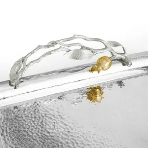 Michael Aram Pomegranate And Gold Tone Serving Tray