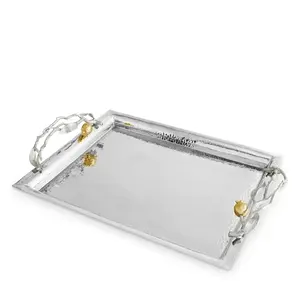 Michael Aram Pomegranate And Gold Tone Serving Tray