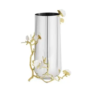Michael Aram Butterfly Ginkgo Gold Large Vase - Silver