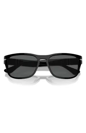 Persol 55mm Pillow Sunglasses - Black