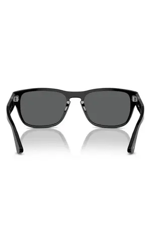 Persol 55mm Pillow Sunglasses - Black