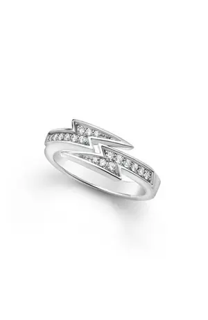 Lagos Caviar Spark Lightning Bolt Diamond Ring