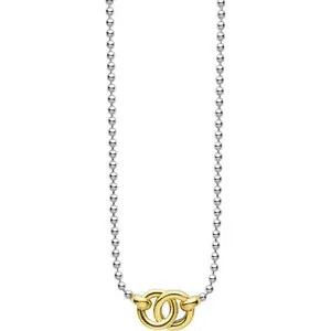 Lagos Interlocking Circle Pendant Necklace - Two-tone