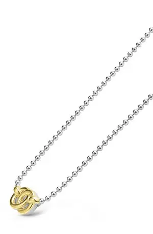 Lagos Interlocking Circle Pendant Necklace