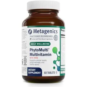 METAGENICS Phytomulti Tablets With Iron 60 Tablets - One-color