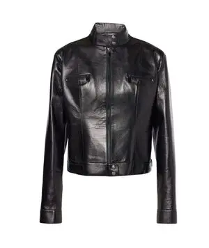 Magda Butrym Leather Biker Jacket